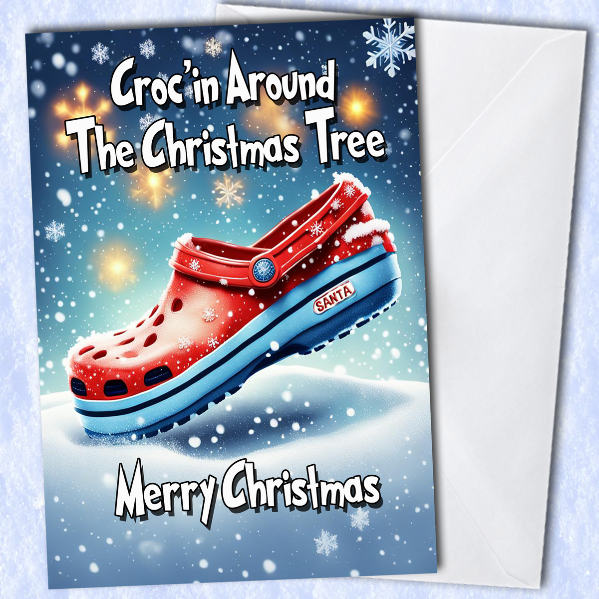 Croc'in Around the Christmas Tree Card – Gifts and Temptations