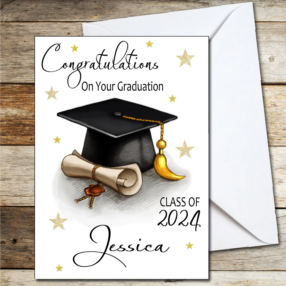 Personalised Graduation Card University Graduation Celebration Card A5 ...